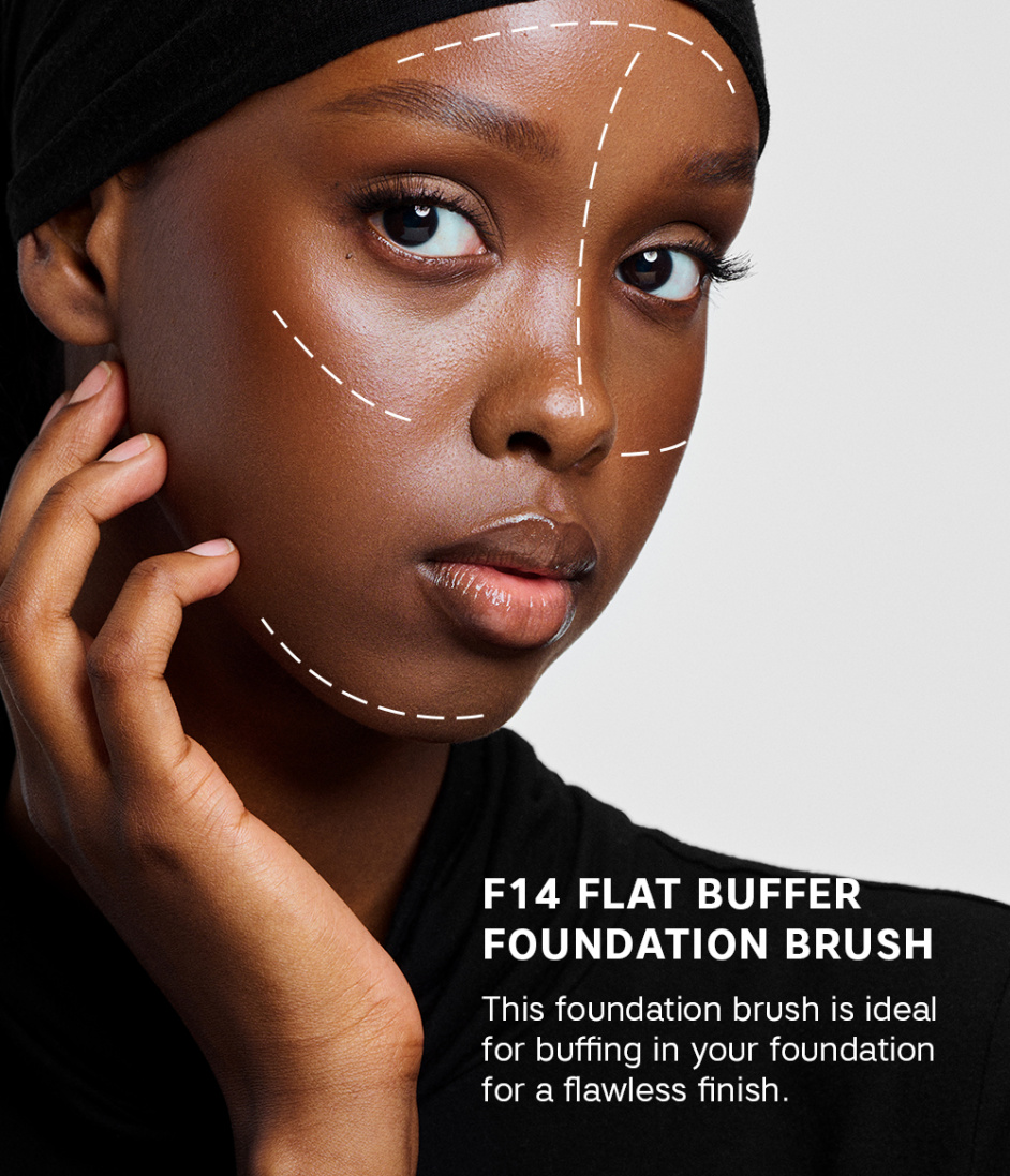 FLAT BUFFER FOUNDATION BRUSH 14 | Sminkekoster | KOSTER